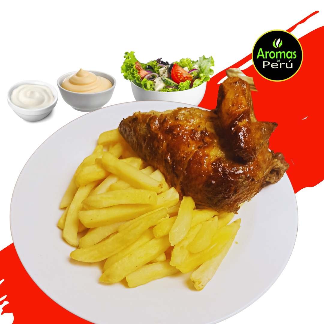 Cuarto pechuga brasa - Polleria Peruana